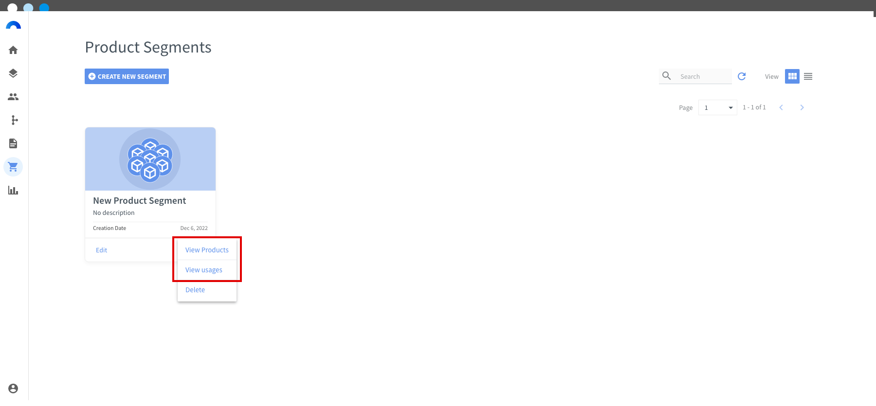 Product segments – Help Center