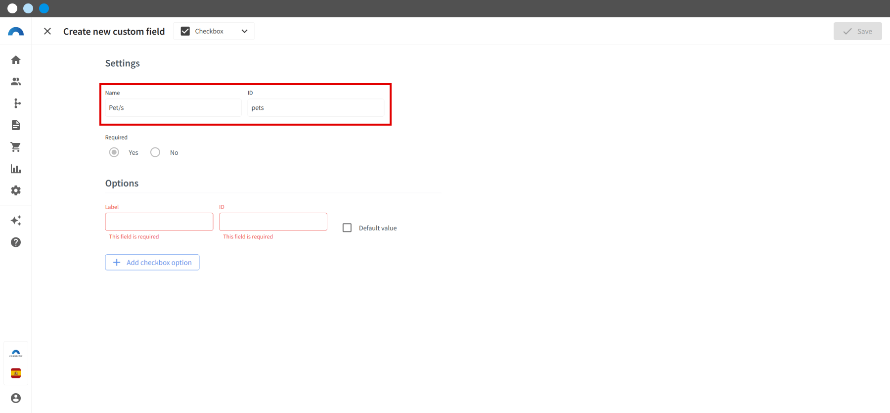 Configure checkbox Form Fields from BigCommerce – Help Center