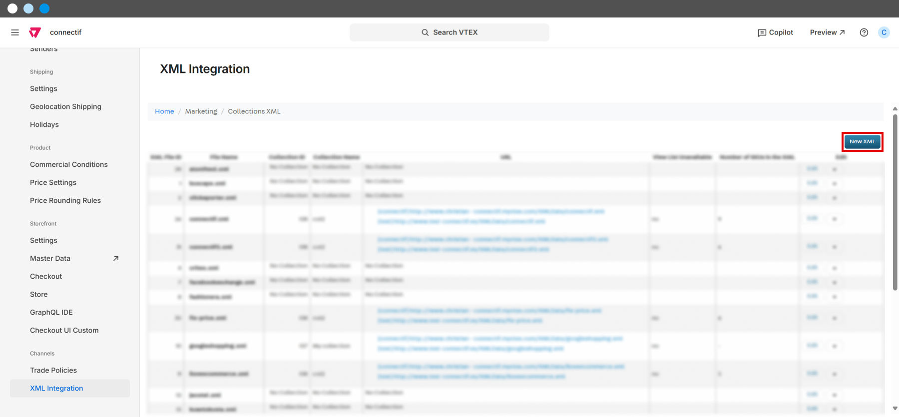 Synchronization of the VTEX XML catalog with Connectif – Help Center