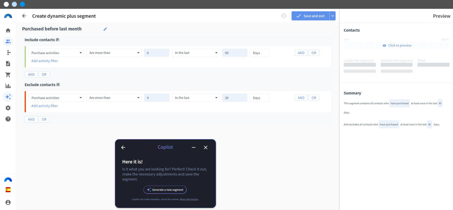 Copilot Segments – Help Center